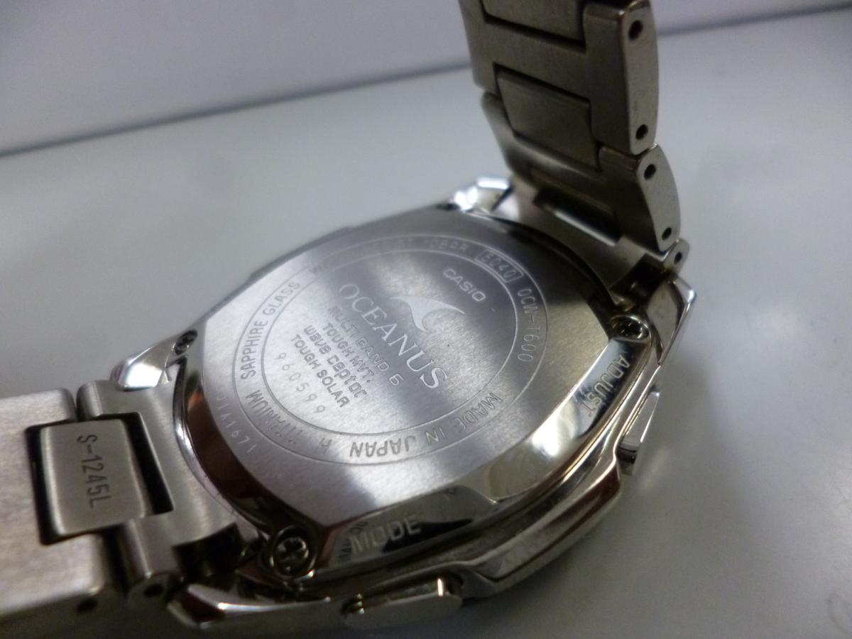 カシオCASIO OCEANUS オシアナス OCW-T600 買取しました。 | アルファストリート[Alfa Street]