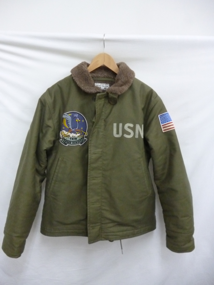 The REAL McCOYS リアルマッコイズ ROAD RUNNER N-1 DECK JACKET買取りしました | アルファストリート ...